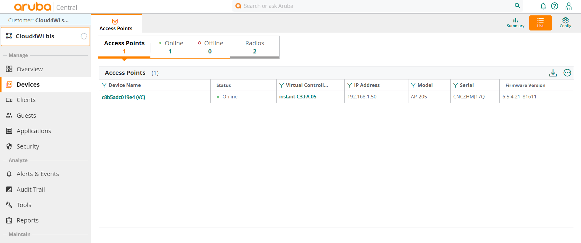 HPE Aruba – Aruba Central - Passpoint – Help Center