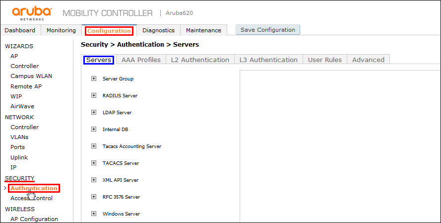 Aruba Networks (HP) - Mobility Controller 6.x – Help Center