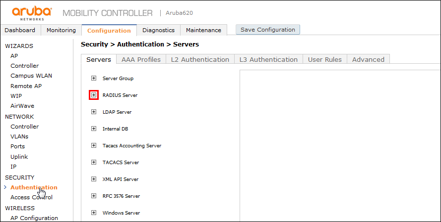 Aruba Networks (HP) - Mobility Controller 6.x – Help Center
